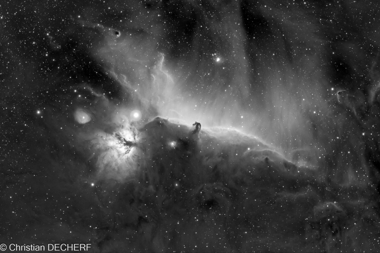 IC434 - La nébuleuse de la tête de cheval - Astrophotographie Nord-Isère